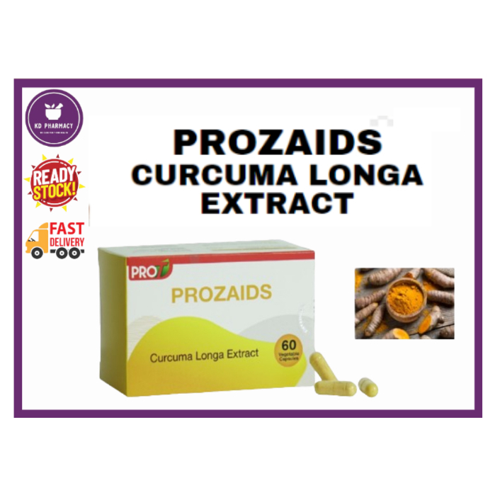 PROZAIDS CURCUMA EXTRACT 60'S | Shopee Malaysia