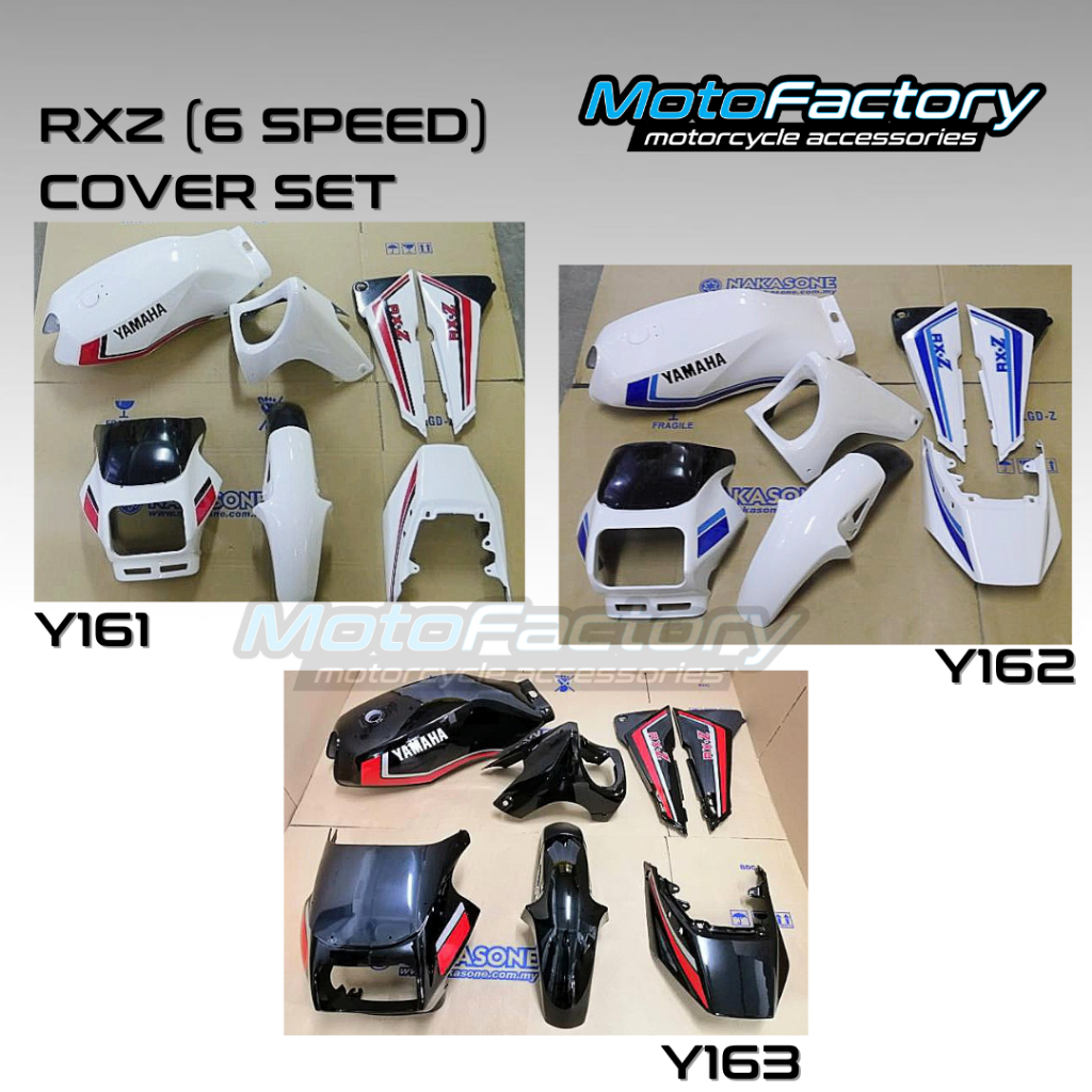 YAMAHA RXZ 6speed COVER SET WITH TANK [1] #STICKER TANAM | Shopee Malaysia