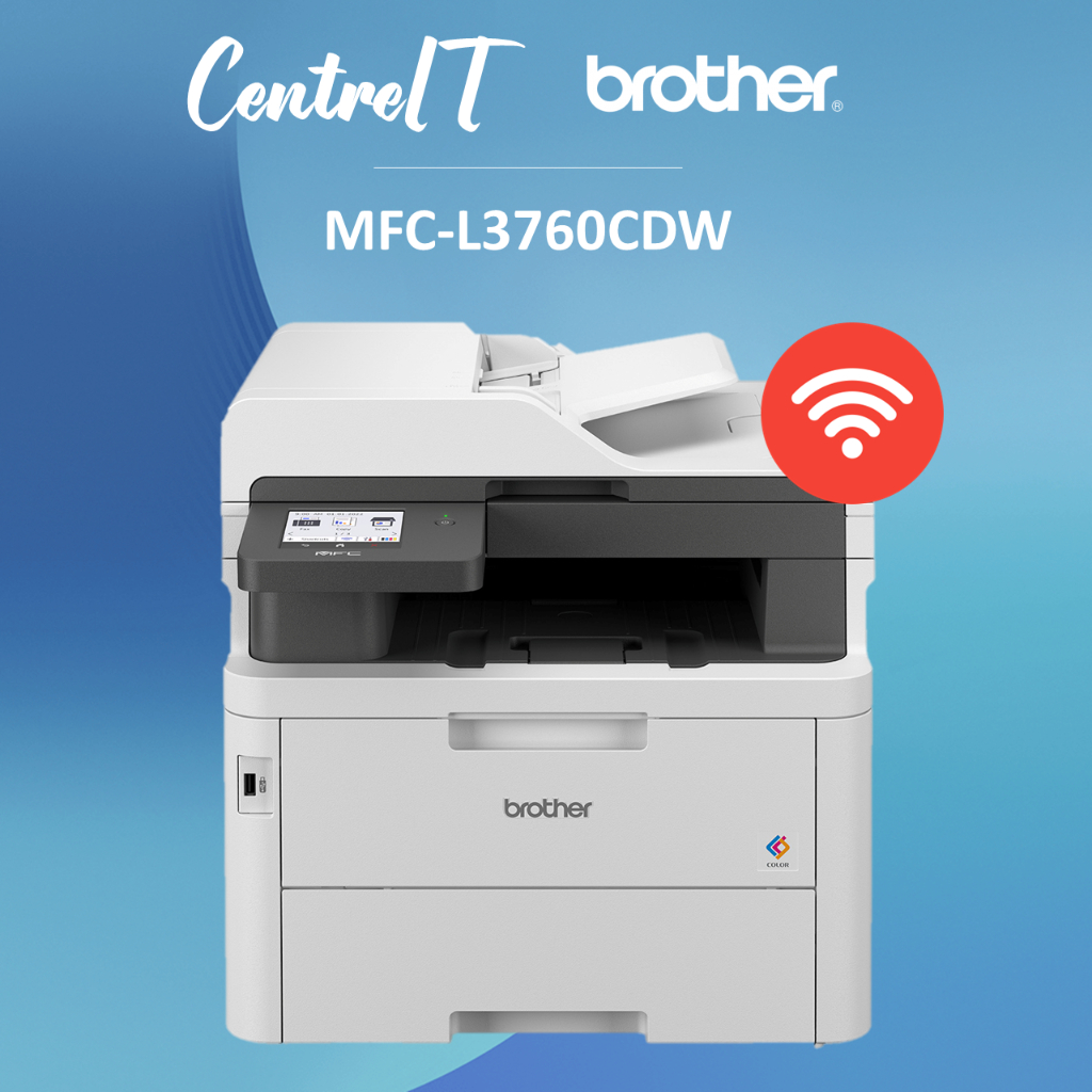 Brother Colour LED Laserjet Printer MFC-L3760CDW A4 Compact Multi ...