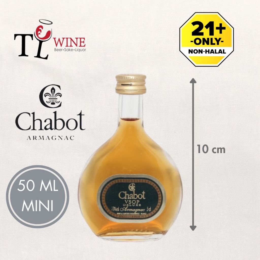 Chabot Armagnac Miniature Mini 50ml 5cl Brandy Alc:40% Duty paid 100% ...