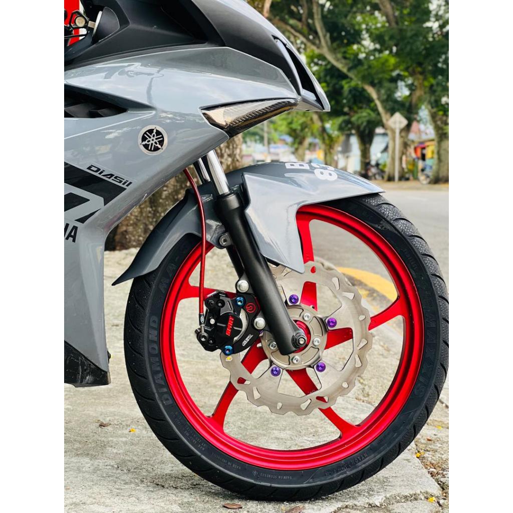 PNP RCB FG525 Forged Rim For Yamaha Y15 V1 V2 Y16 1.85/2.5*17 Red Merah ...