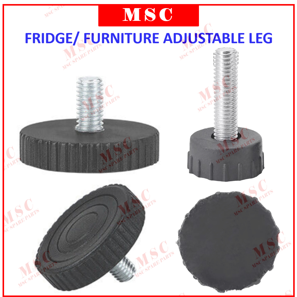 Fridge Furniture Glide Table Adjustable Leg Thread M8 Kaki Peti Sejuk ...