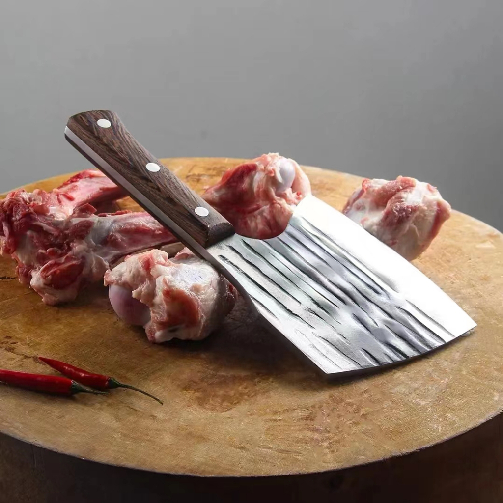 Axe knife Bone knife Chef's Knife Bone Khas Knife Stainless Steel Bone ...