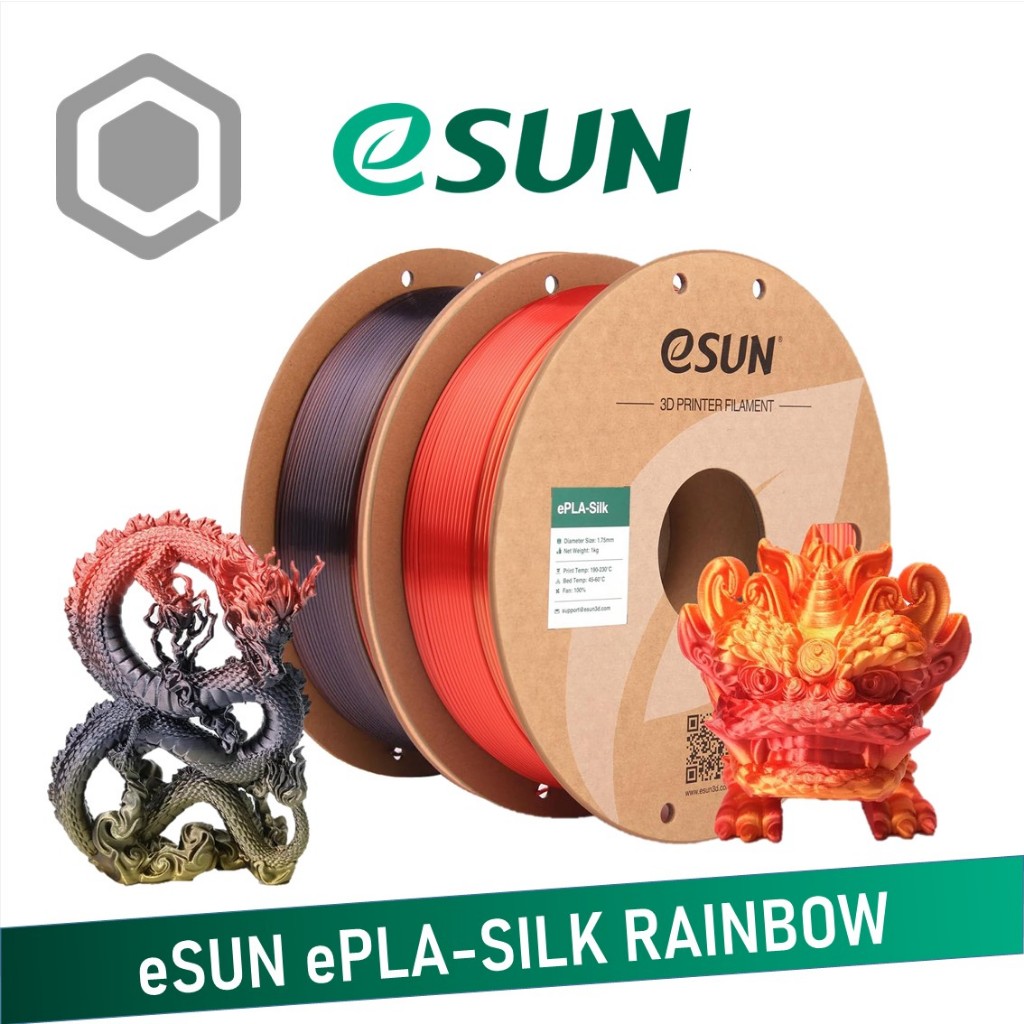 [New] eSUN ePLA-Silk Rainbow 3D Printer Filament PLA - 1kg | 1.75mm | Shopee Malaysia