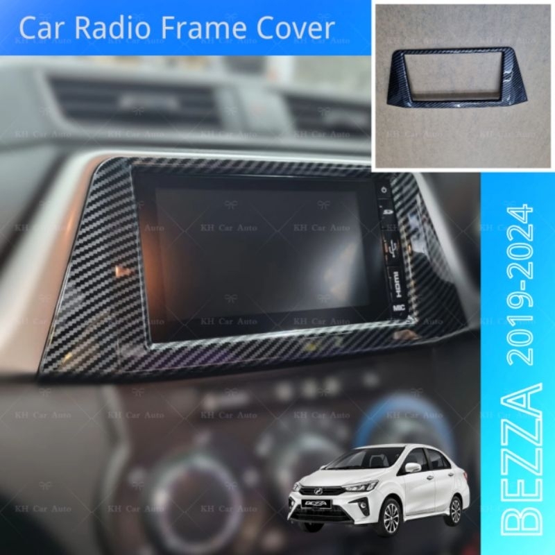 Perodua Bezza 2019-2024 Car Radio Frame Cover KH Car Auto | Shopee Malaysia