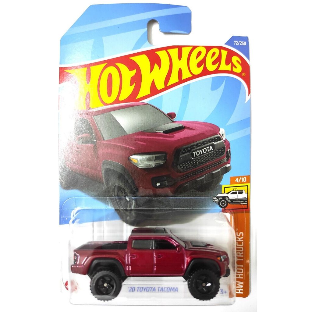 Hot Wheels 072/250 2022 HW Hot Trucks 4/10 JDM '20 Toyota Tacoma Red ...