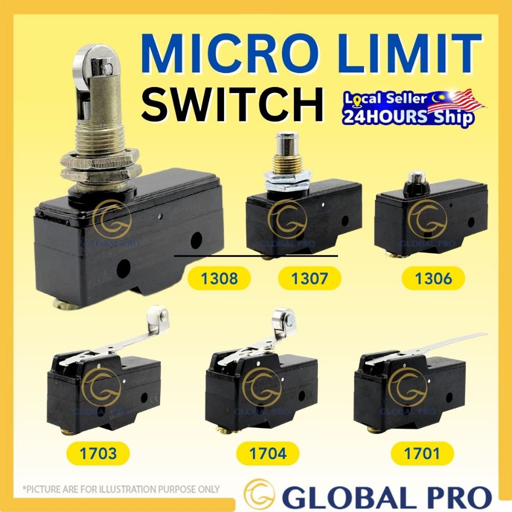 1PC 1NO + 1NC Lever Type Micro Limit Switch Touch Screw Terminals Electrical Limit Switch 1703 ...
