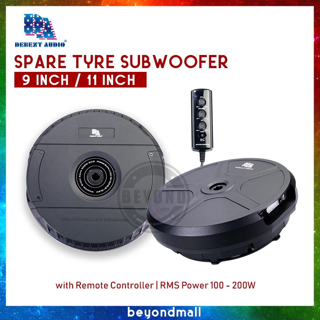 DEBEZT AUDIO DA-ST9 9 INCH SPARE TYRE SUBWOOFER / DA-ST11 11 INCH SPARE ...