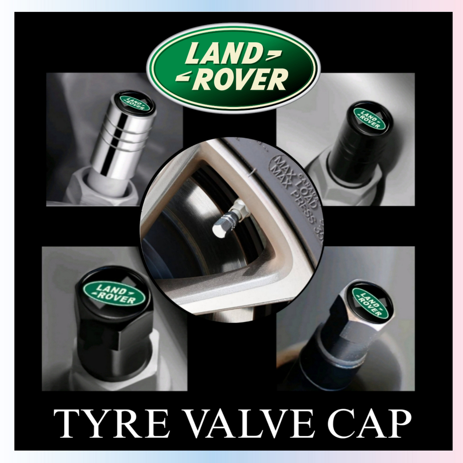 Land Rover Tyre Valve Cap Land Rover Tire Valve Cover (4 pcs) | Shopee ...