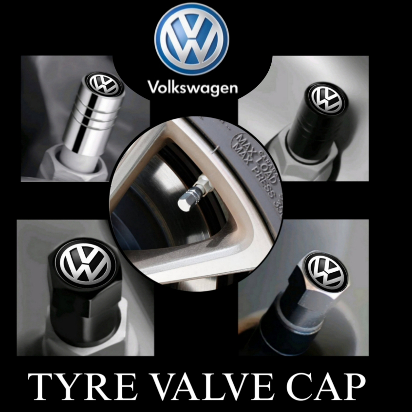 Volkswagen Valve Cap Volkswagen Tire Valve Cover (4 pcs) | Shopee Malaysia