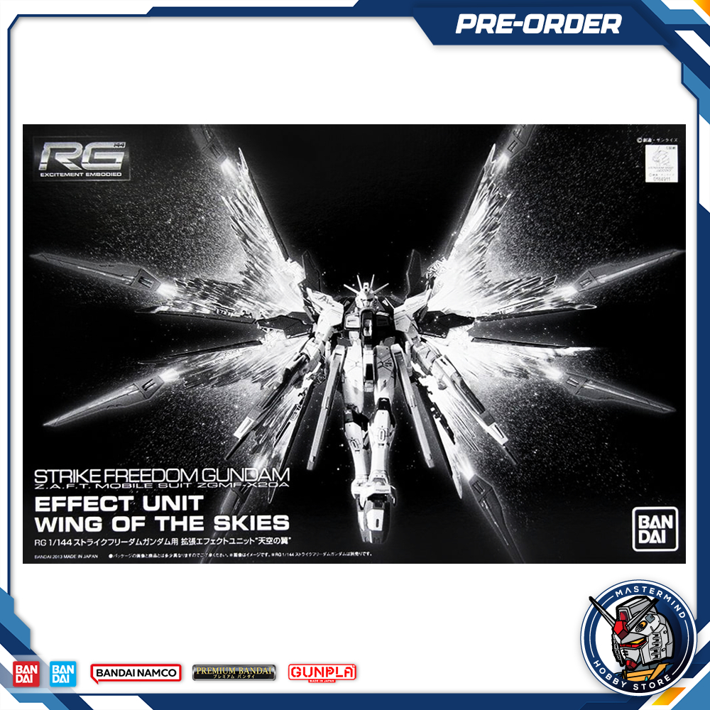 (Read Description) BANDAI RG 1/144 Effect Units Wing of the Skies For ...