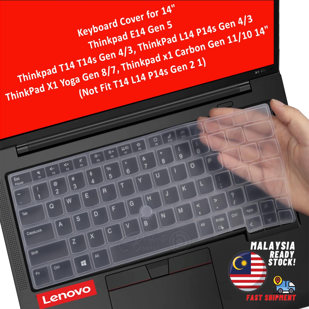 Keyboard Cover for Lenovo ThinkPad E14 Gen 5 / 6 ThinkPad X1 Carbon Gen ...