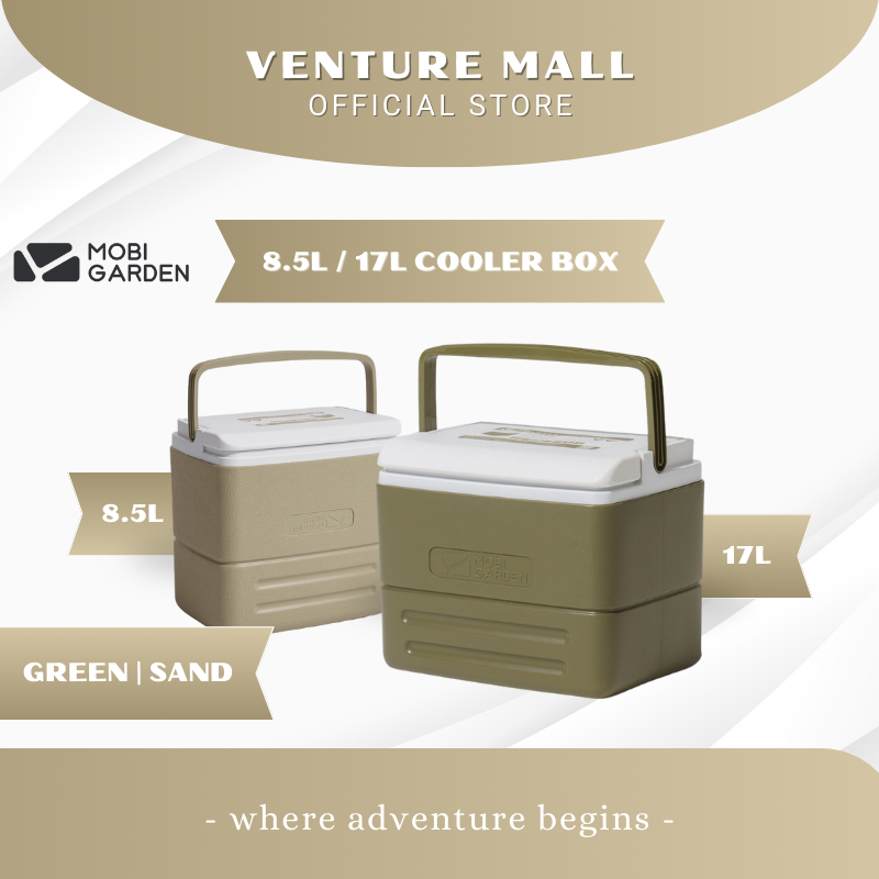 8.5L/17L Mobi Garden Cooler Box Outdoor Fishing Cooler Cooling Ice Box Bucket Container For ...