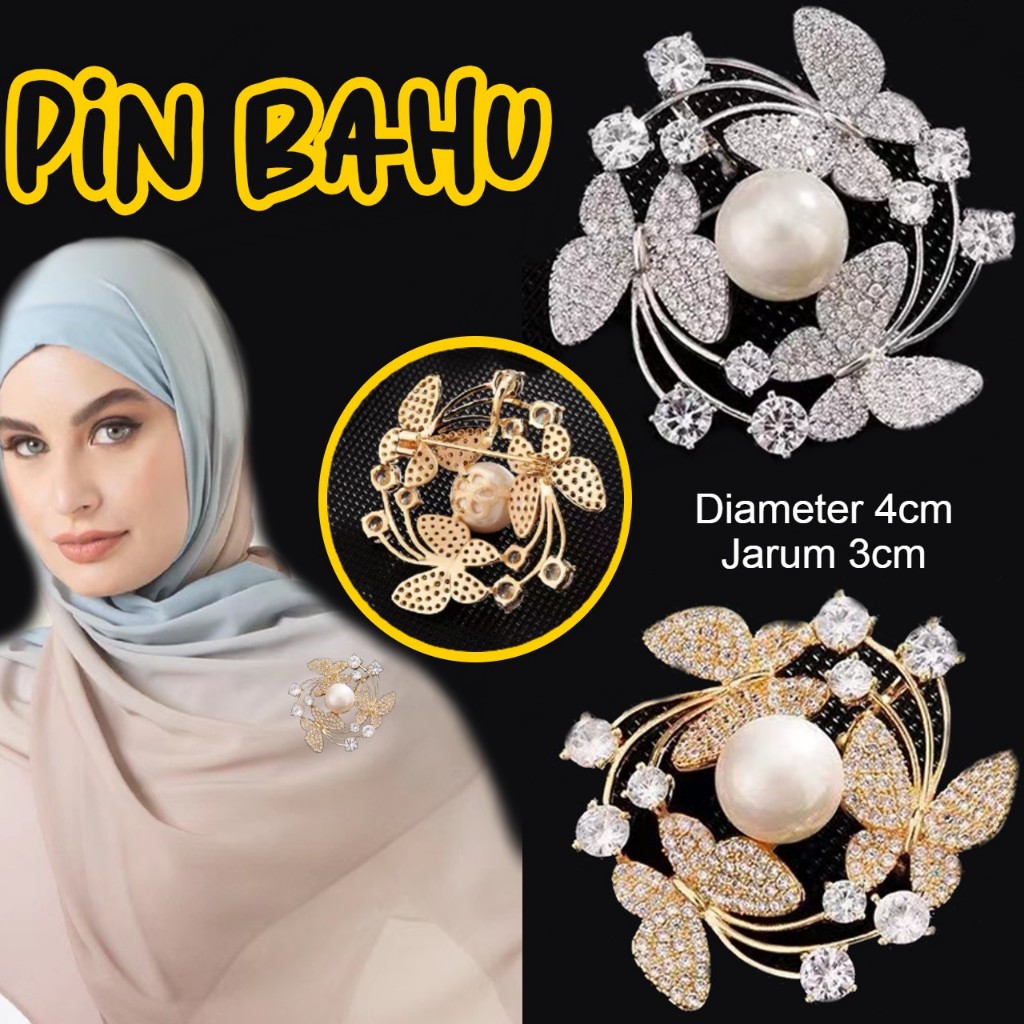 Kerongsang Premium Z003 Brooch Pin Tudung Brooch Bahu Rhinestone Brooch ...