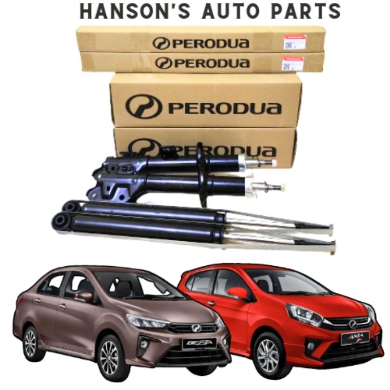 GENUINE PERODUA AXIA BEZZA FRONT DEPAN, REAR BELAKANG ABSORBER GAS ...