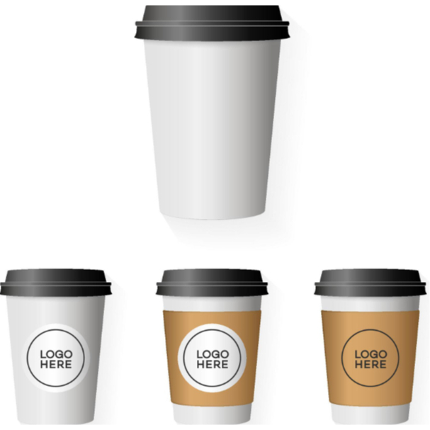Custom Double Wall Paper Cup Print Logo Custom Coffee Cup Print Design ...