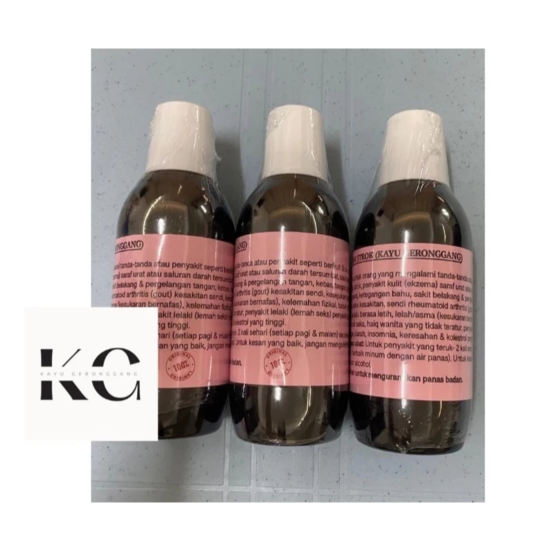 AIR KAYU GERONGGANG TRADITIONAL 100% ORIGINAL DARI KILANG STOK SEDIA ...