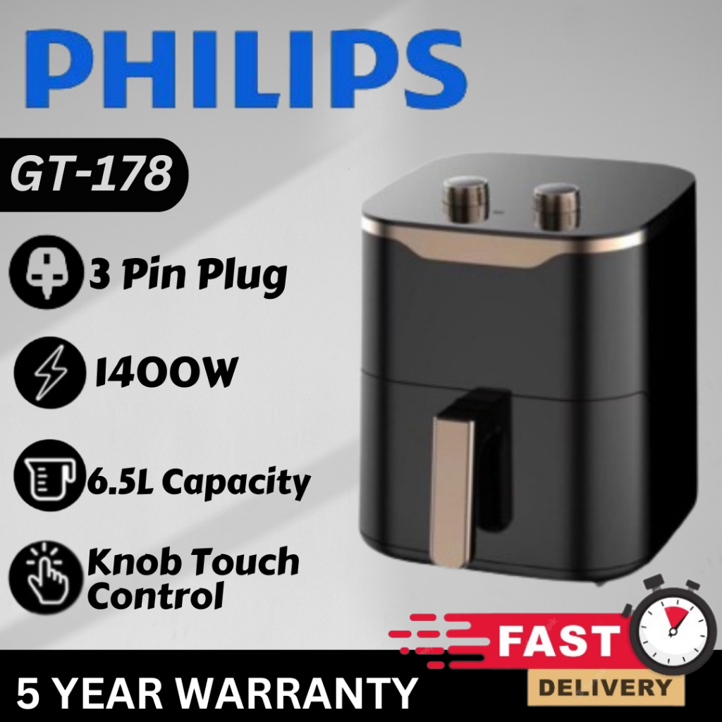 PHILIPS Air Fryer Heavy Duty oven Large High-Capacity Air Fryer GT-178 ...