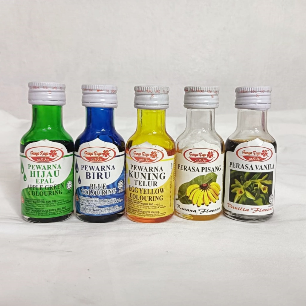 BUNGA RAYA KUS Perasa 25ml / BUNGA RAYA KUS Pewarna 25ml | Shopee Malaysia