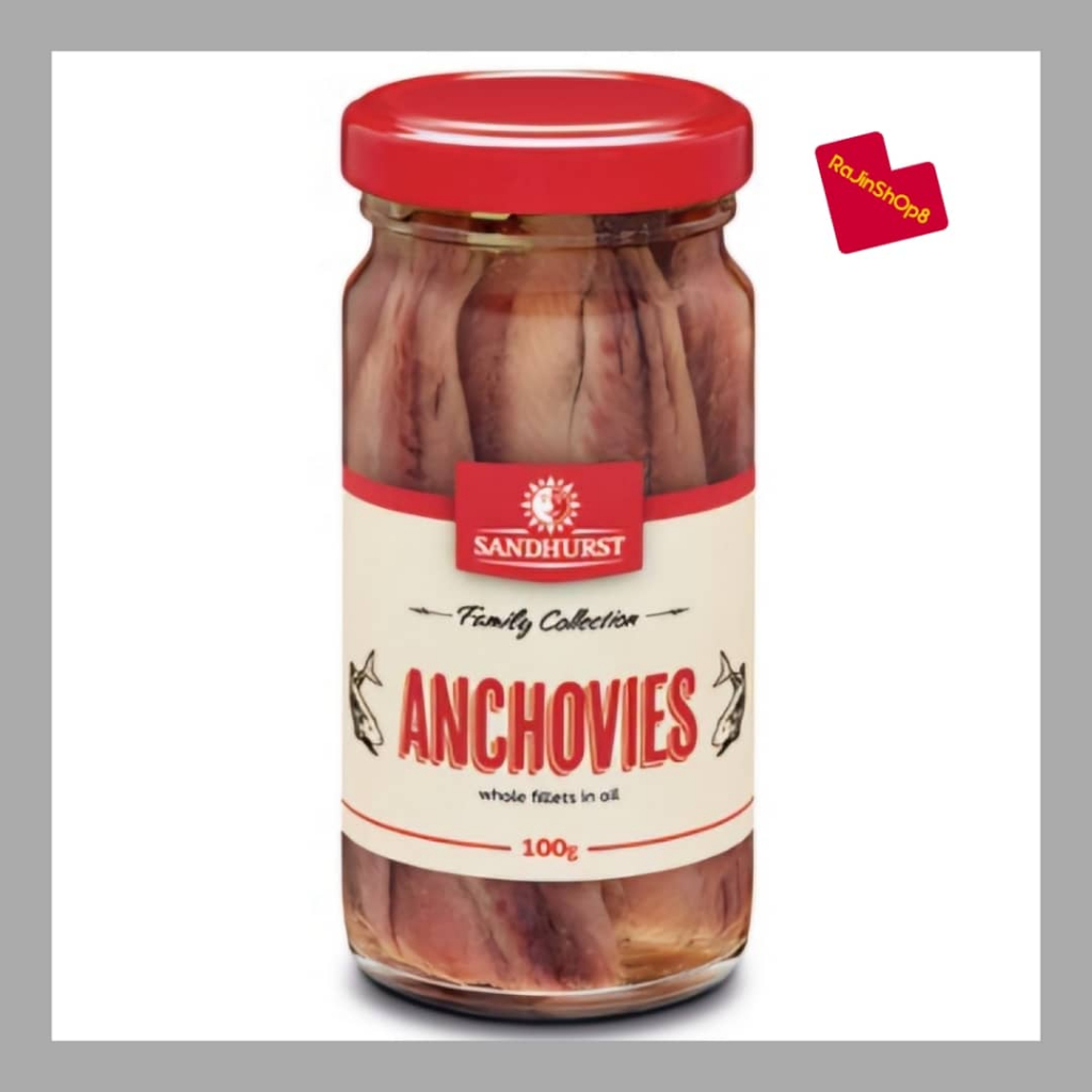 Sandhurst Anchovy Fillets in Oil, 100 g | Shopee Malaysia