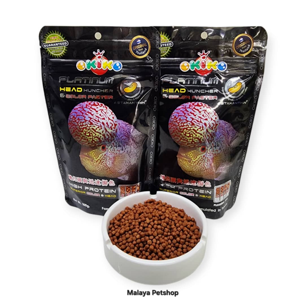 Pellet Okiko Platinum Saiz L (Okiko Platinum Head Huncher & Color ...