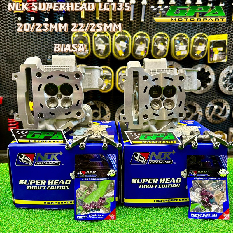 NLK PERFORMANCE SUPERHEAD OVAL LC135 BIASA CNC 19/22MM 20/23MM 22/25MM | Shopee Malaysia