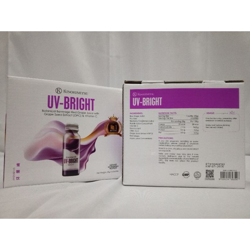 KINOHIMITSU UV-BRIGHT EXP 07/2026 | Shopee Malaysia