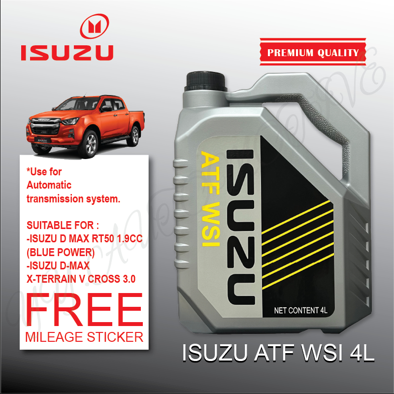 5-87703001-0 NEW ORI ISUZU AUTO OIL 4L D-MAX RT50 X-TERRAIN 1.9CC ATF ...