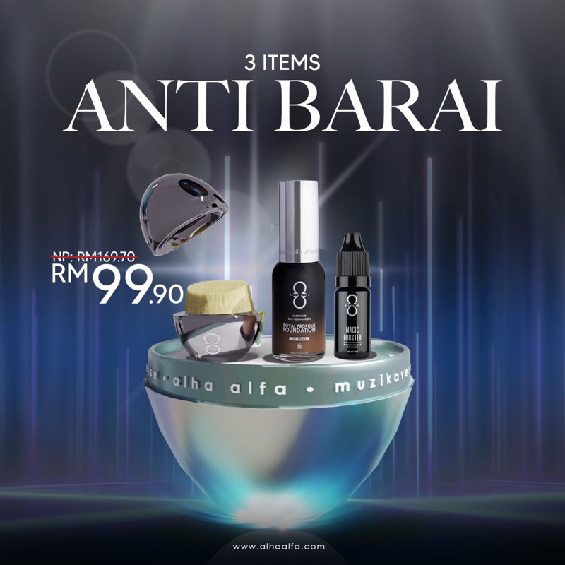 ALHA ALFA SET ANTI BARAI COSMETIC | Shopee Malaysia