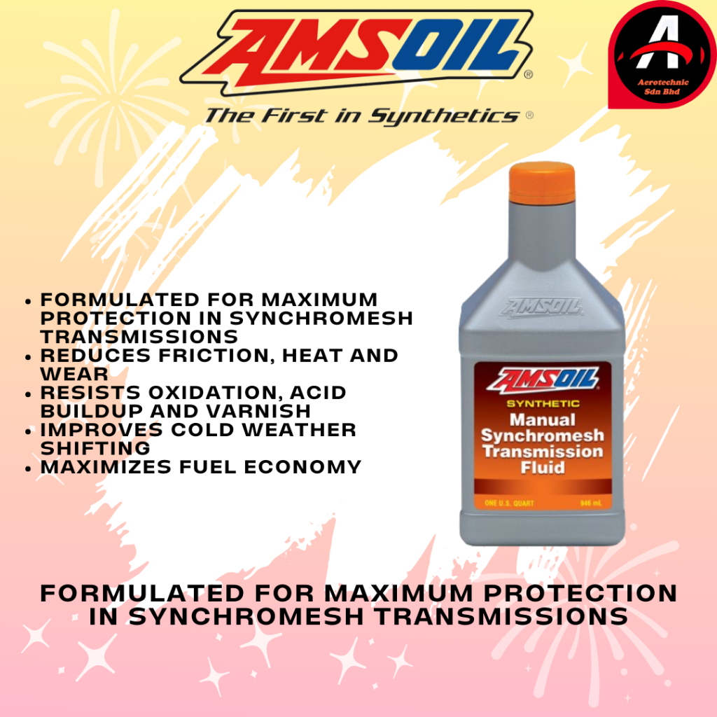 [Ready Stock] Amsoil USA Synthetic Manual Synchromesh Transmission ...