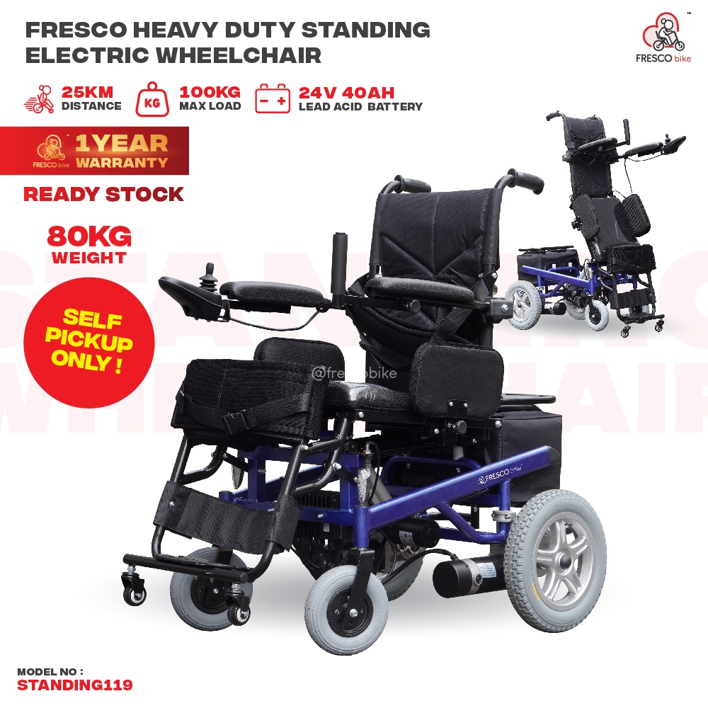 Fresco Bike Automatic Standing Electric Wheelchair | Shopee Malaysia