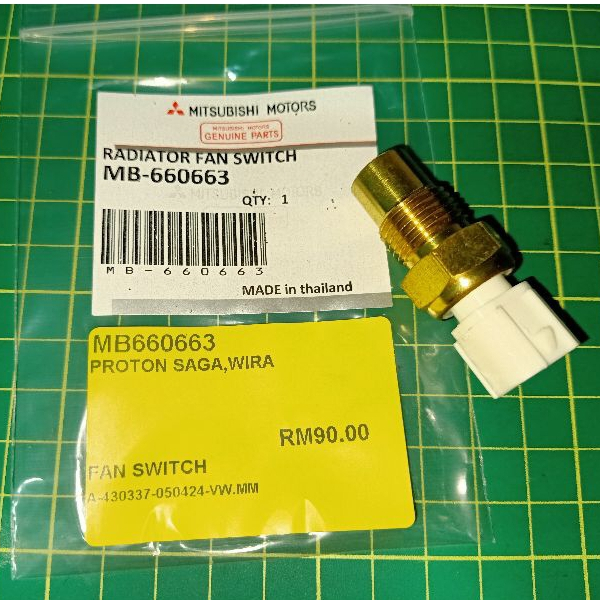 PROTON WIRA 1.3 1.5, (DENSO TYPE 2 PIN) RADIATOR THERMO FAN SWITCH ...