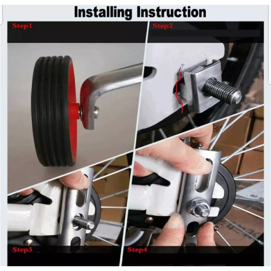 Ready Stock > Trainning Wheel / Roda Tepi Basikal 12" 14" 16" 18" 20 ...