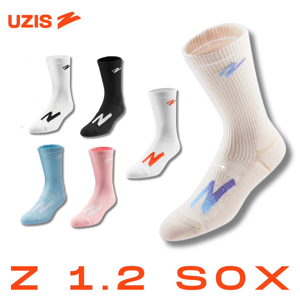 UZIS Solid Color High-cut Sport Socks Thick Towel Bottom Basketball ...