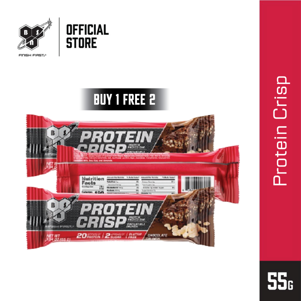 BSN Protein Crisp - 1 Protein Bar (Per Packet, 56g) [BUY 1 FREE 2 ONLY ...