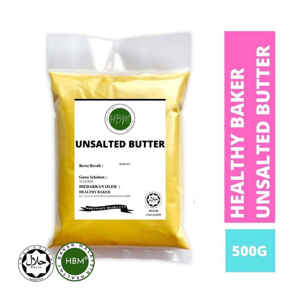 (HALAL) Unsalted Butter Blend / Repack container Unsalted Butter ...