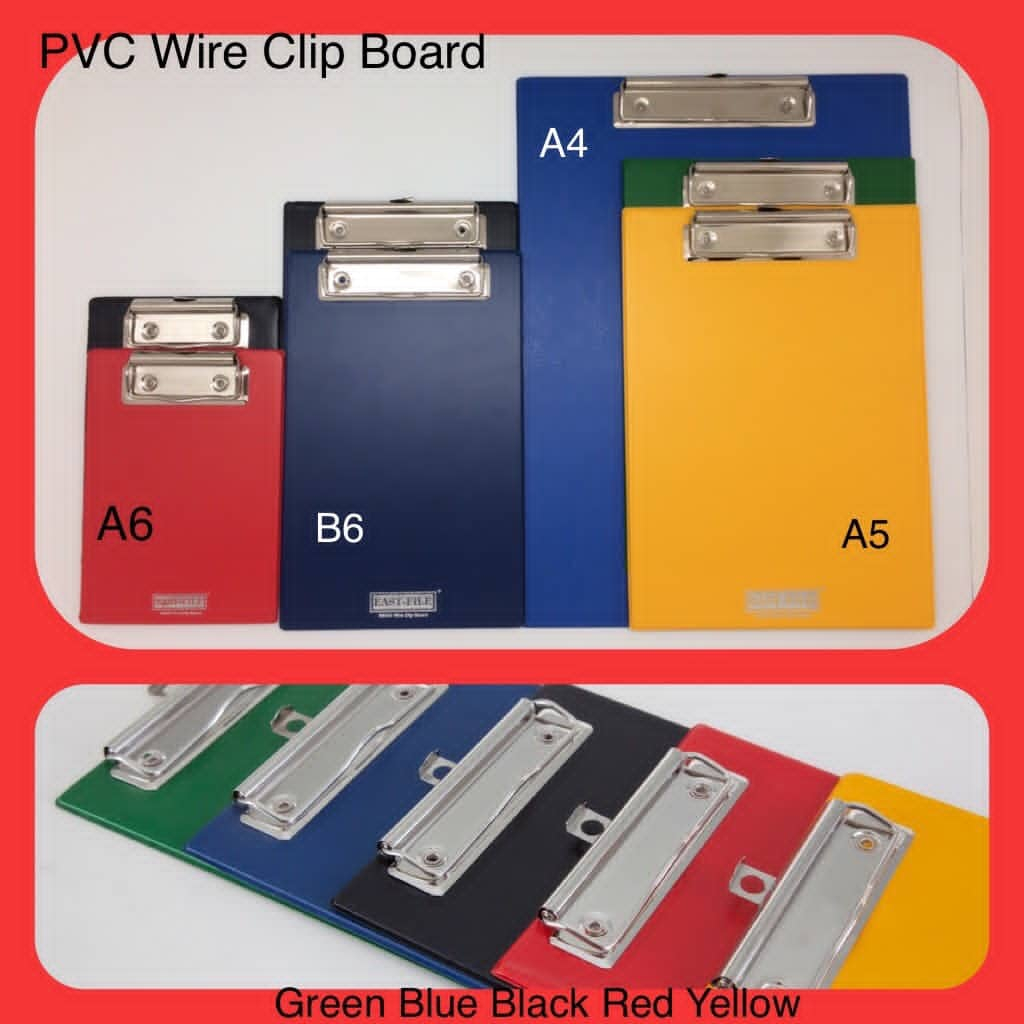 East File Wire Clipboard A4 / A5 / A6 | Shopee Malaysia