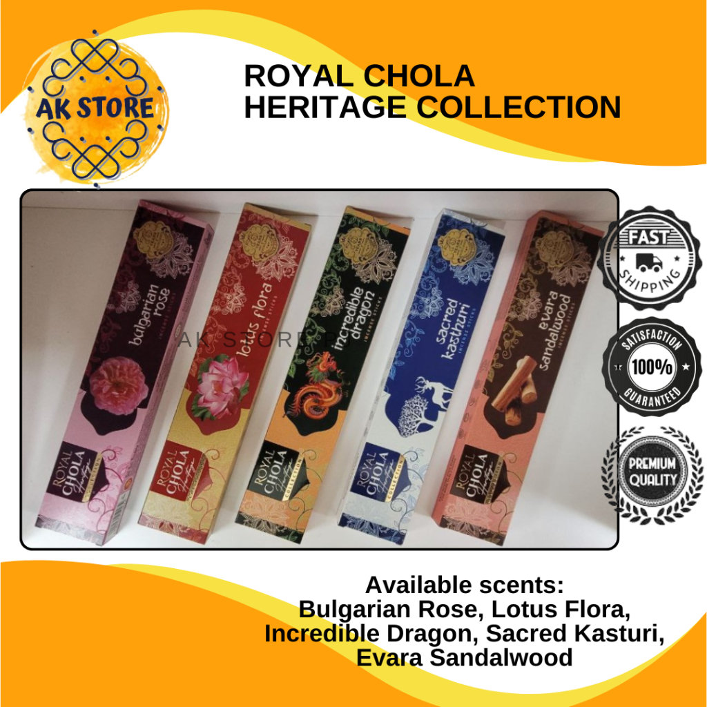 [NEW] Royal Chola Heritage Collection Incense (One pouch - 50gm ...