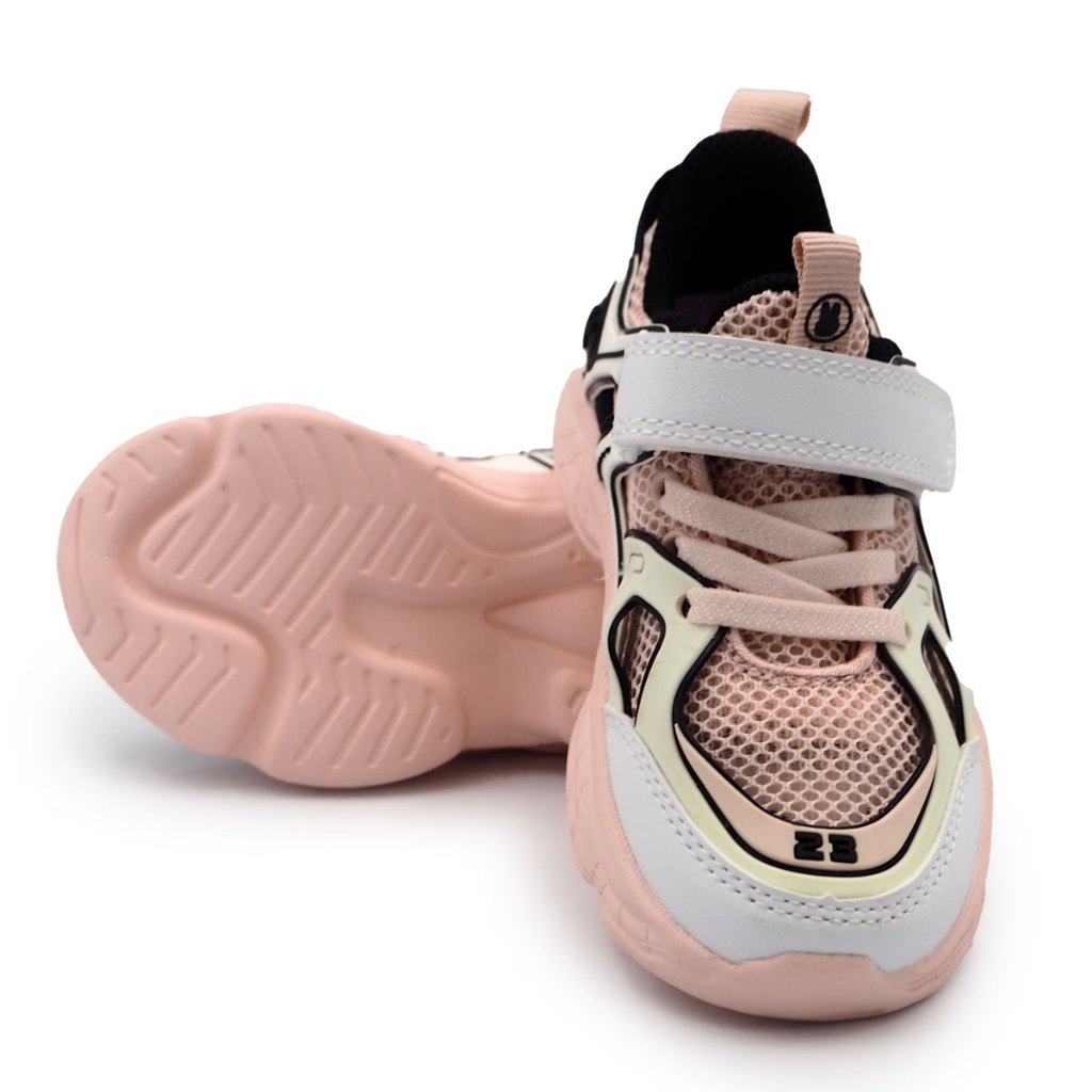 Pink Sneakers for Girls (Easy On/Off) Pink Color School Girls Shoes ...