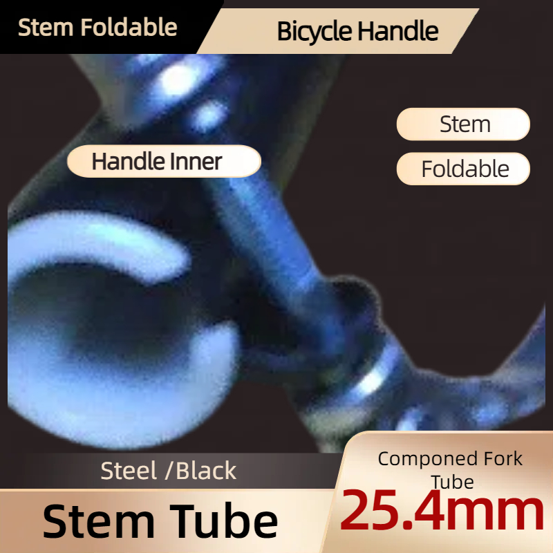 Bicycle Foldable Steel Stem (Black) | Shopee Malaysia