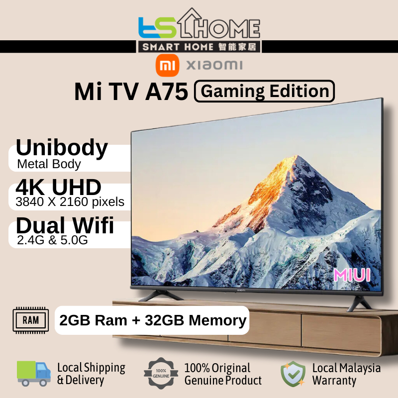 Xiaomi Mi TV 75" 4K Android TV Smart LED UHD Chinese Version EA75 / A75 ...