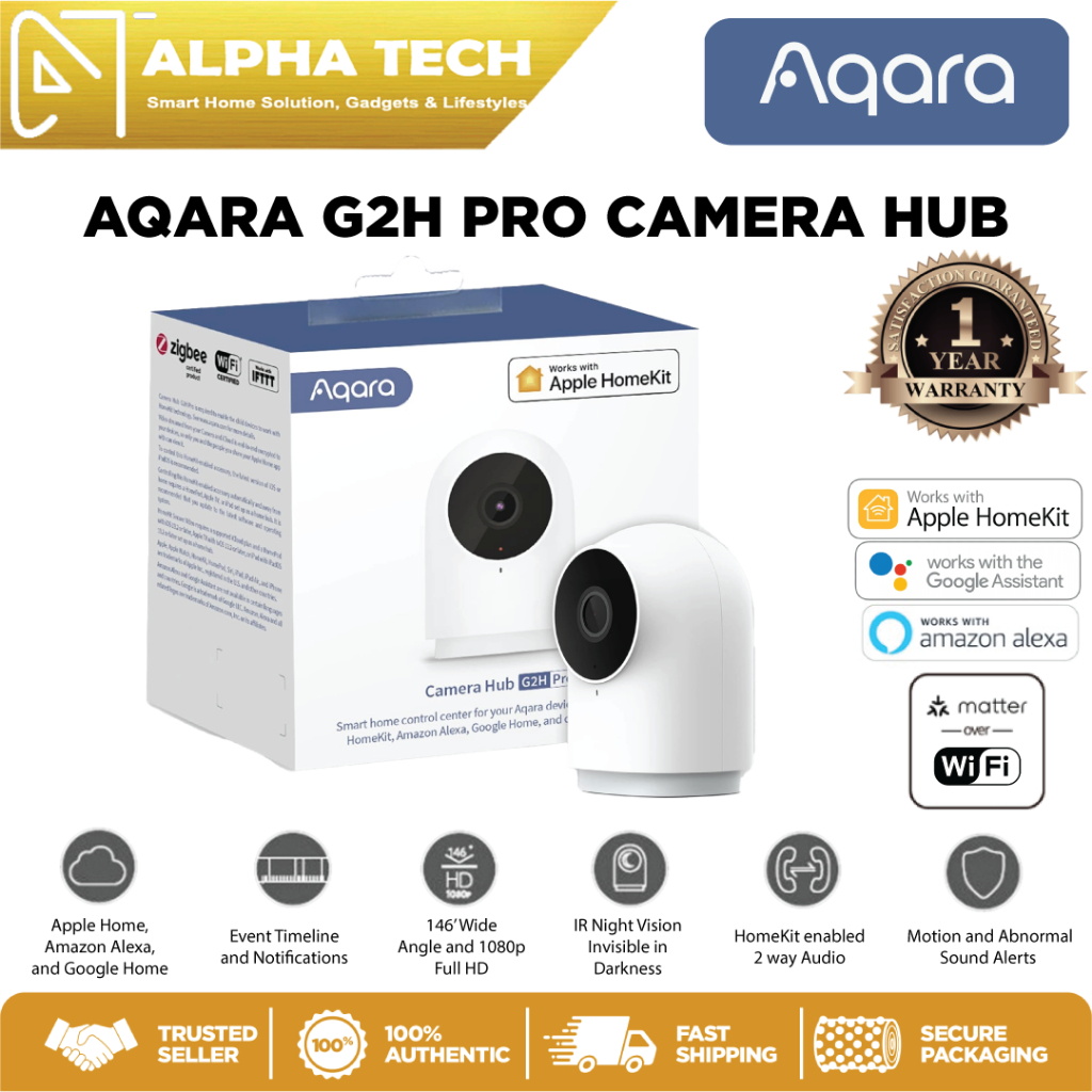 Aqara Security Camera Hub Indoor G2H Pro | HomeKit Support | 2 Way ...