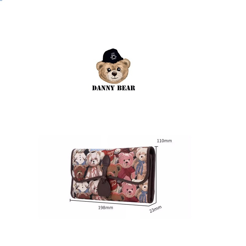 DANNY BEAR Series Long Wallet | Shopee Malaysia