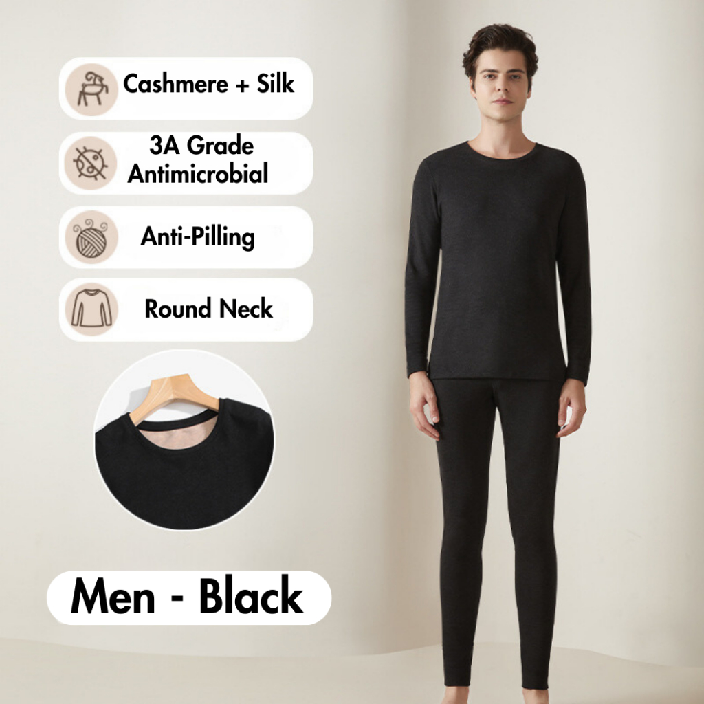 Thermal Wear Warm Inner Wear Fleece Winter Thermal Wool Underwear Long ...