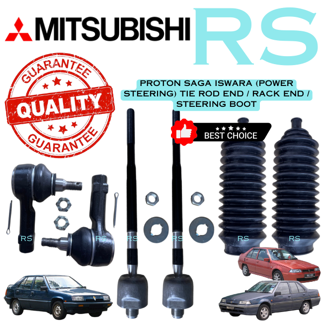 Proton Saga 8V 12V Iswara [Power Steering] Tie Rod End, Rack End ...