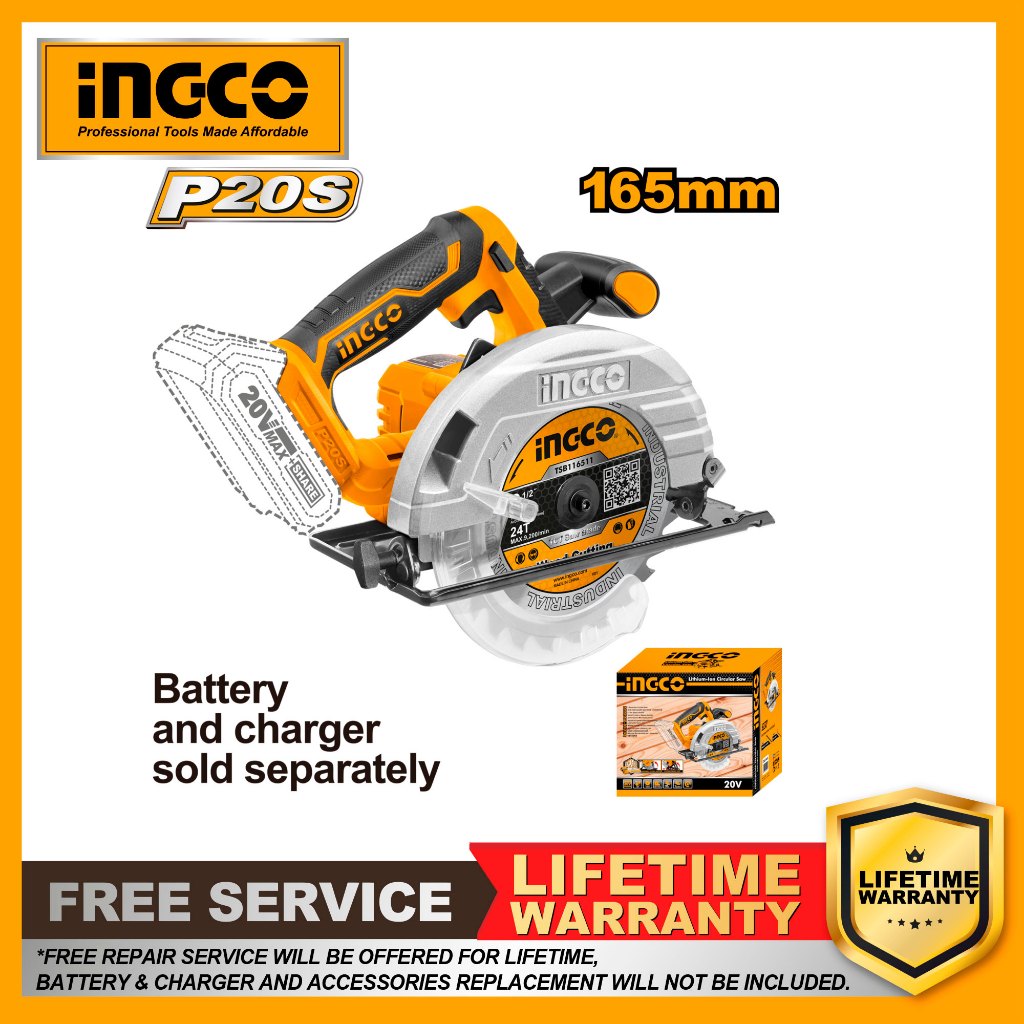 Ingco csli1651 cordless circular saw store