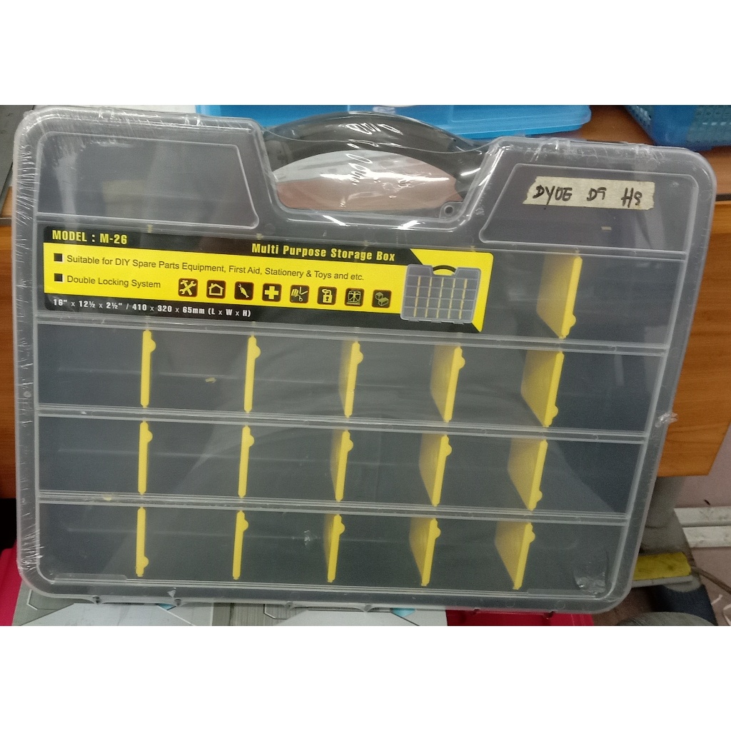 ORIGINAL M26 MULTIPURPOSE STORAGE BOX | Shopee Malaysia