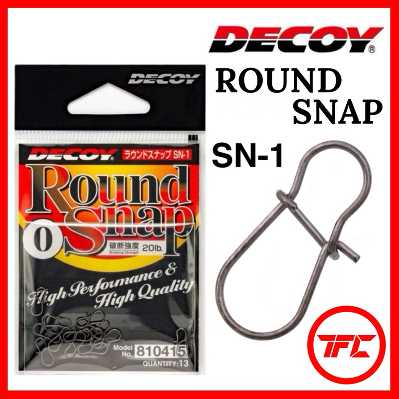 DECOY Round Snap SN-1 Fishing Made in Japan Fishing Casting Luring ...