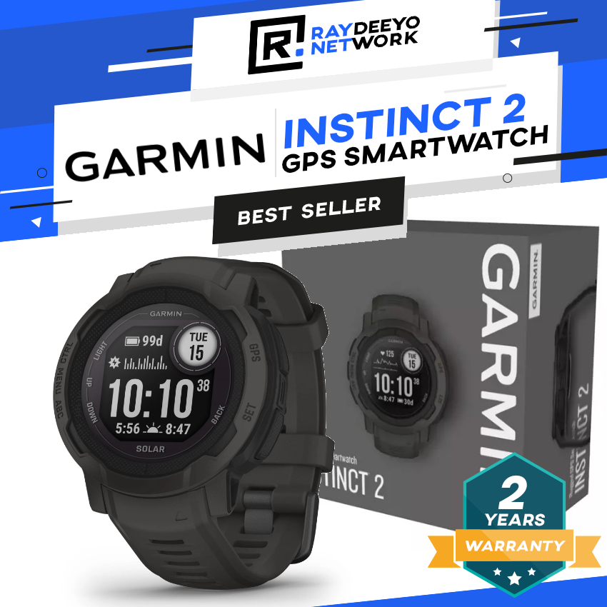 Garmin Instinct 2 Rugged GPS Smartwatch for All Sports & Tracking ...