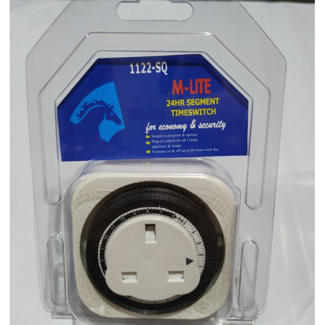 24 Hours 3 Pin Plug In Timer Switch Socket For Lighting Control Use At ...